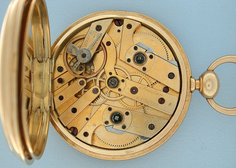 Antique Pocket Watches - Long duration 2 Time Zone Calendar #5790